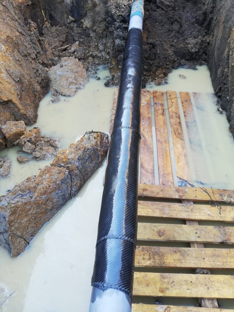 Hydrogen Gas Pipe Weld Seam Composite Repair - Advanced FRP