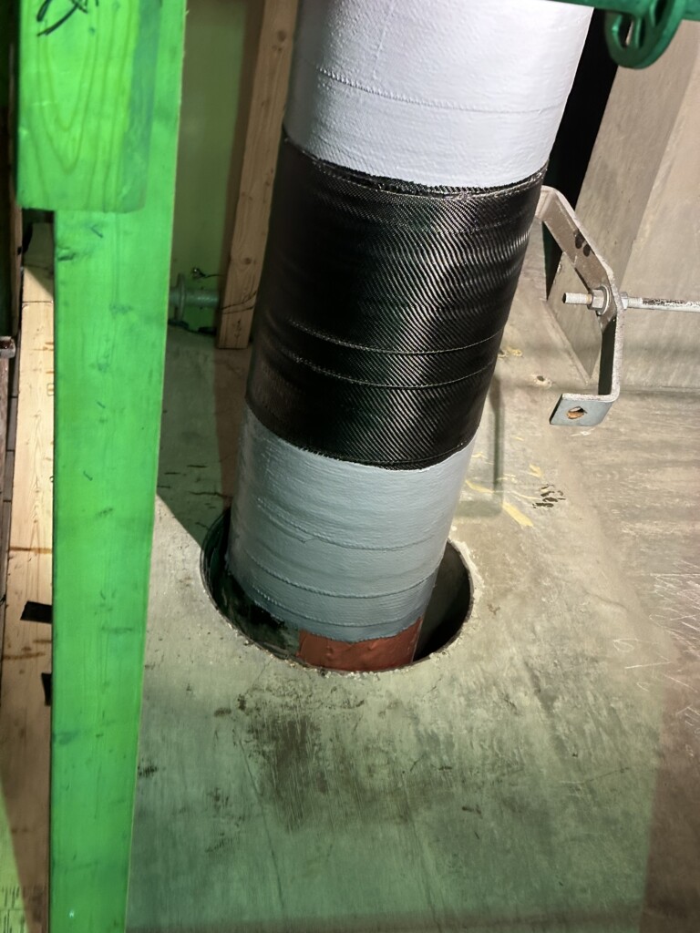 Wastewater Carbon Fiber Composite Pipe Repair - Advanced FRP